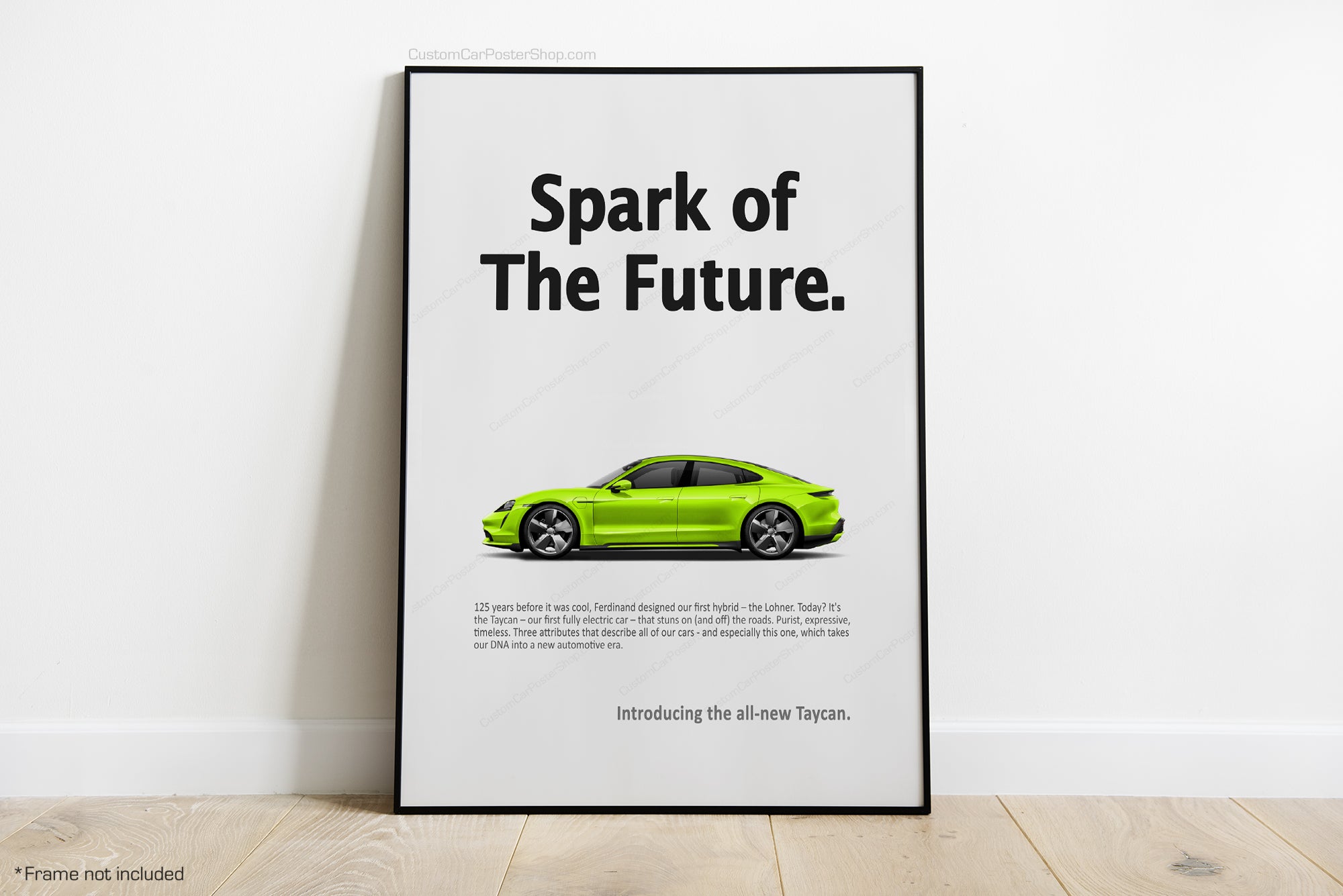 Porsche Taycan Vintage Porsche Ads - Spark of Future – Custom Car ...