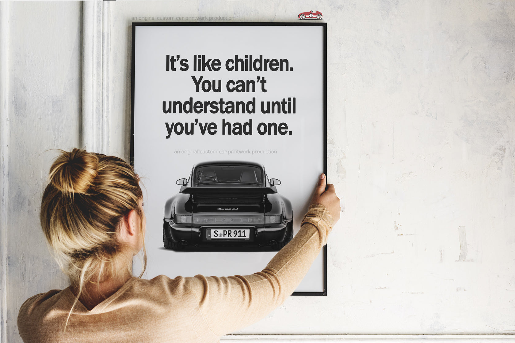 Porsche 911 (964) Turbo Vintage Porsche Ads - It's Like Children ...