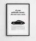 Porsche 911 (964) Print Ad - Politically Correct – Custom Car Poster Shop