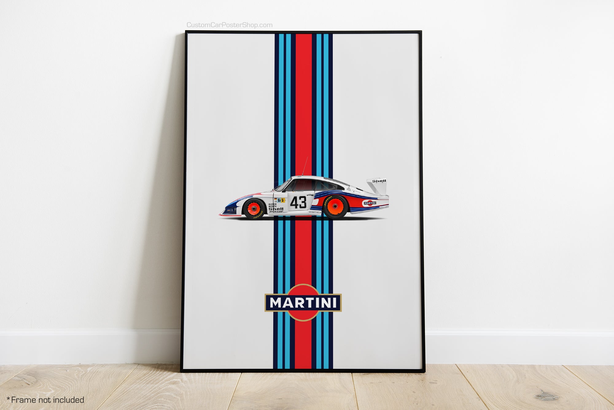 Porsche 935/78 Moby Dick Martini Racing Car Poster - Liveries – Custom ...
